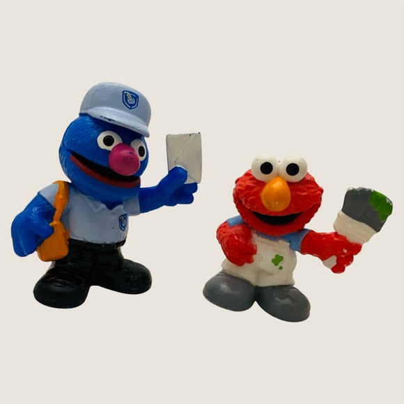 Sesame Street | Toys | Sesame Street Friends At Work Elmo Grover ...